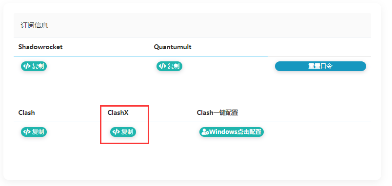 如何在 ClashX 上进行配置 – 微兔光束